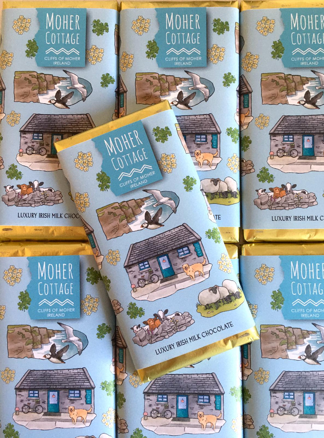 luxury Irish chocolate bars FROM Sweet Living Kilkenny – Moher Cottage