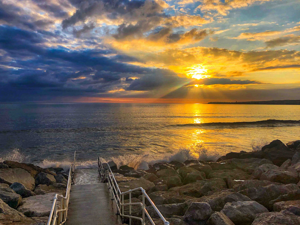 Caitriona Considine photography print taken at sunset at Lahinch beach ...