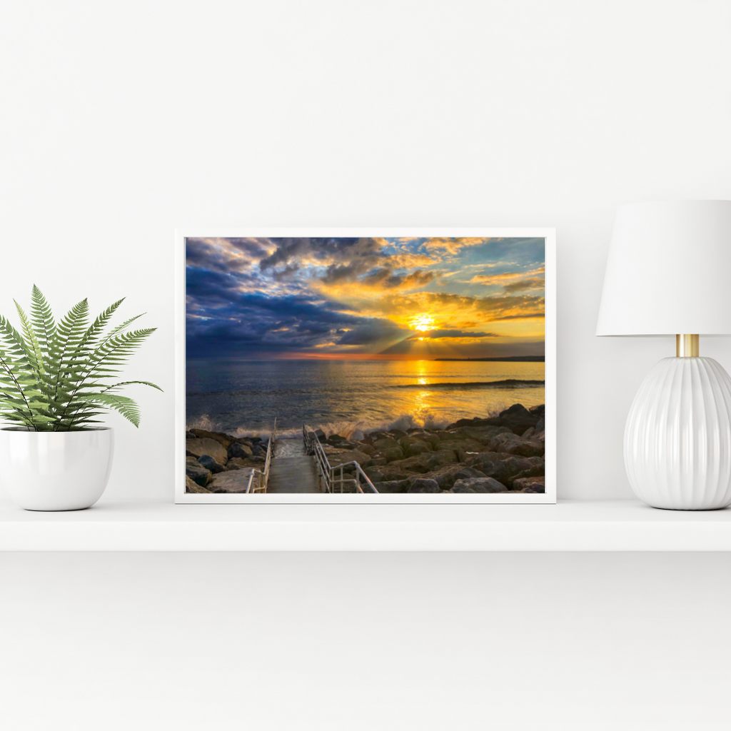 Caitriona Considine photography print taken at sunset at Lahinch beach ...